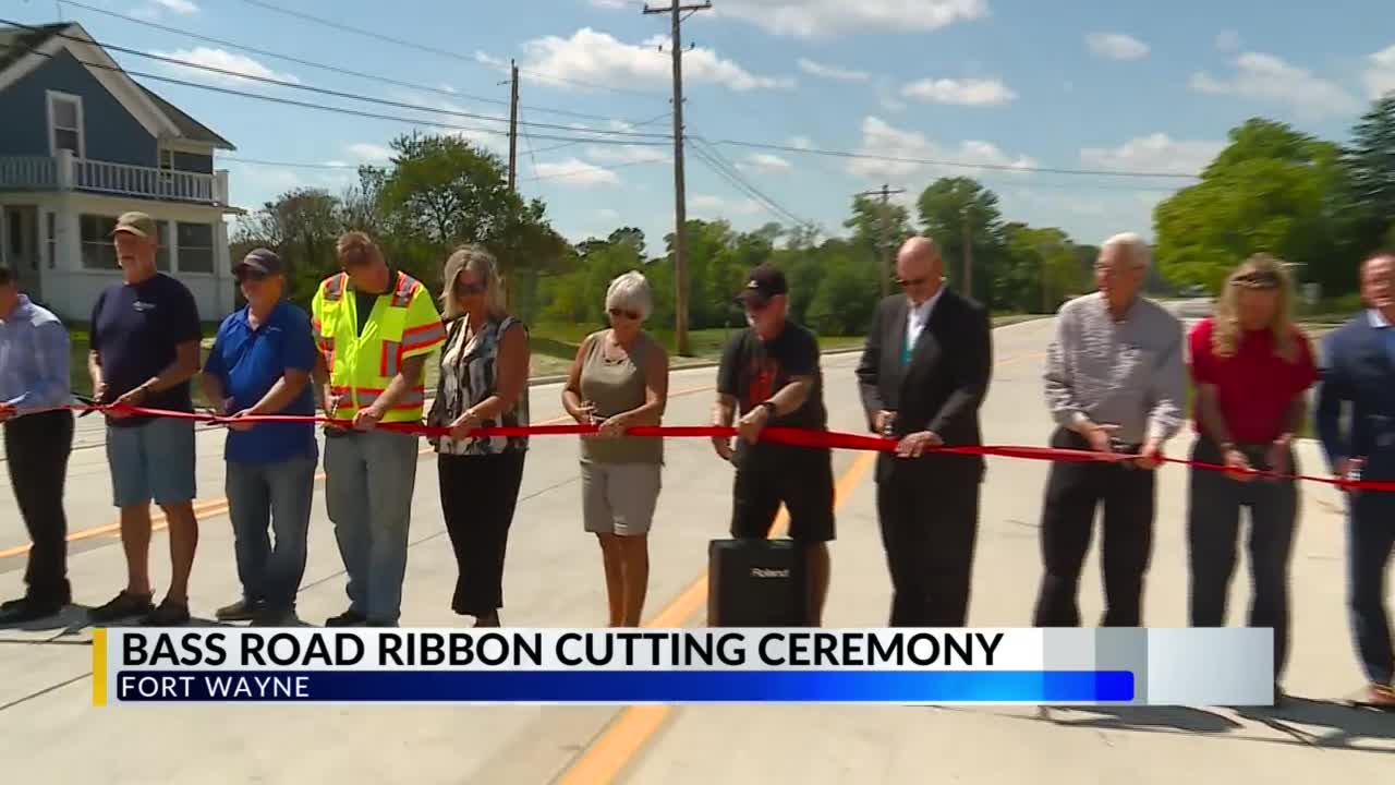 Bass Road ribbon cutting ceremony – WANE 15