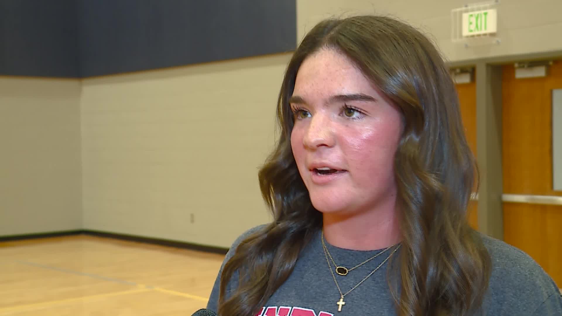 Homestead’s Whitney Ankenbruck signing day interview with Indiana ...