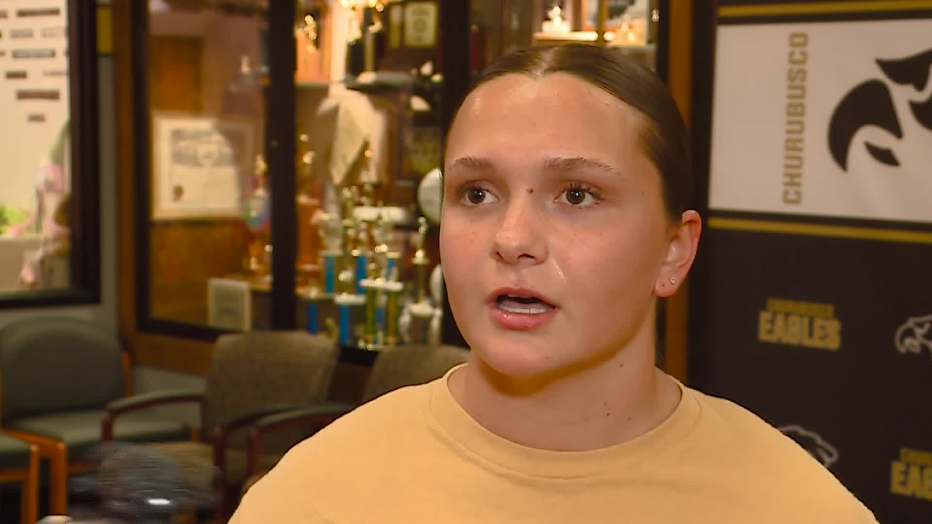 Churubusco’s Lauren Stroder signing day interview with Manchester ...