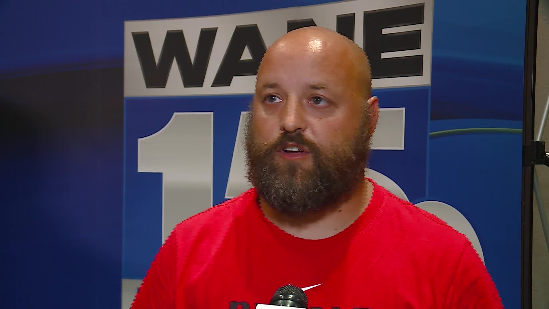 DeKalb head coach Ryan Robertson interview at NE Indiana High School ...