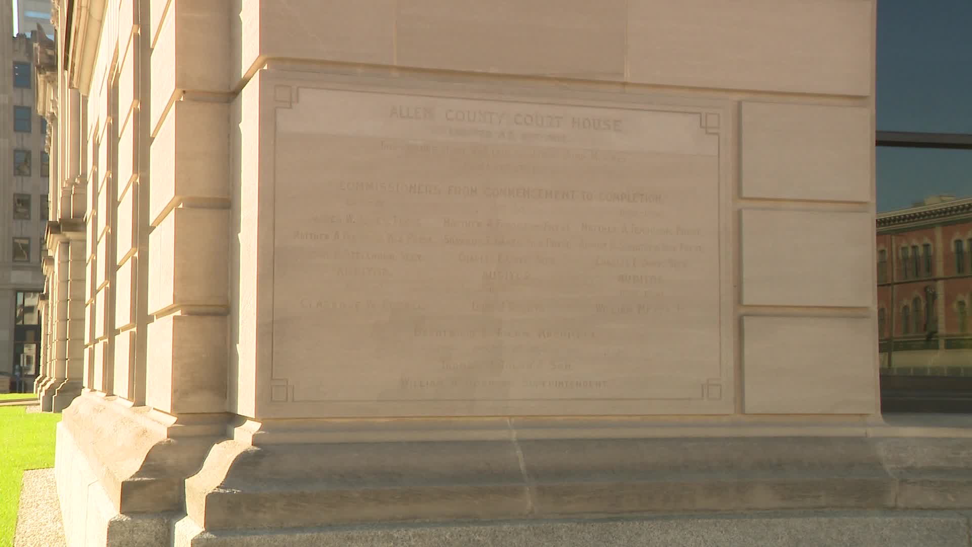 Allen County Courthouse cornerstone restored – WANE 15