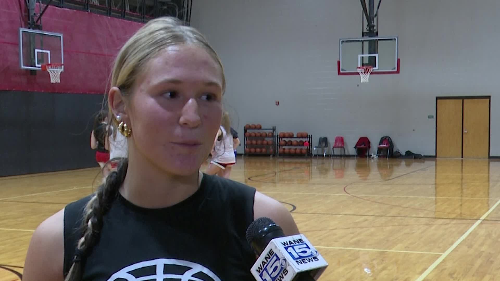 Bluffton senior guard/forward Isabella Stout practice interview 1/13 ...