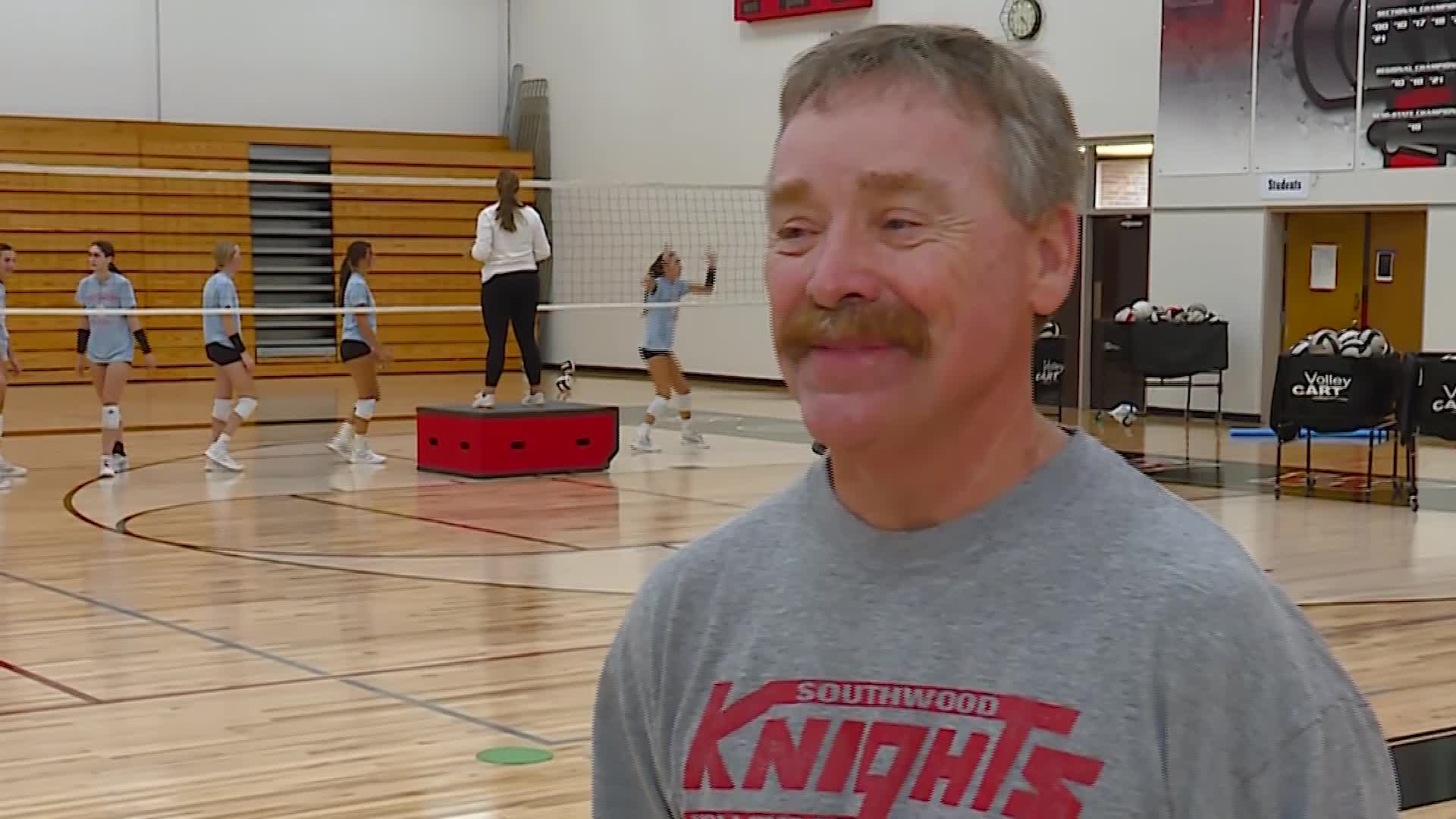 Southwood head volleyball coach Tom Finicle full practice interview 10 ...