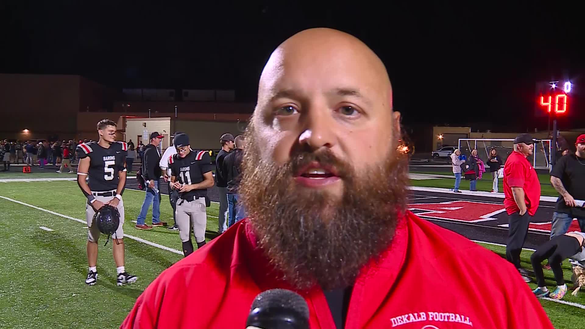 DeKalb’s Ryan Robertson postgame interview 10/17/2025 – WANE 15