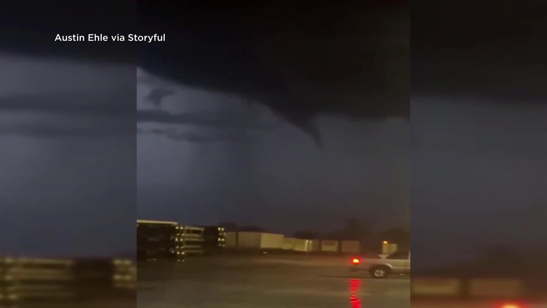 Funnel Cloud Looms Amid Tornado Warnings in Evansville – WANE 15