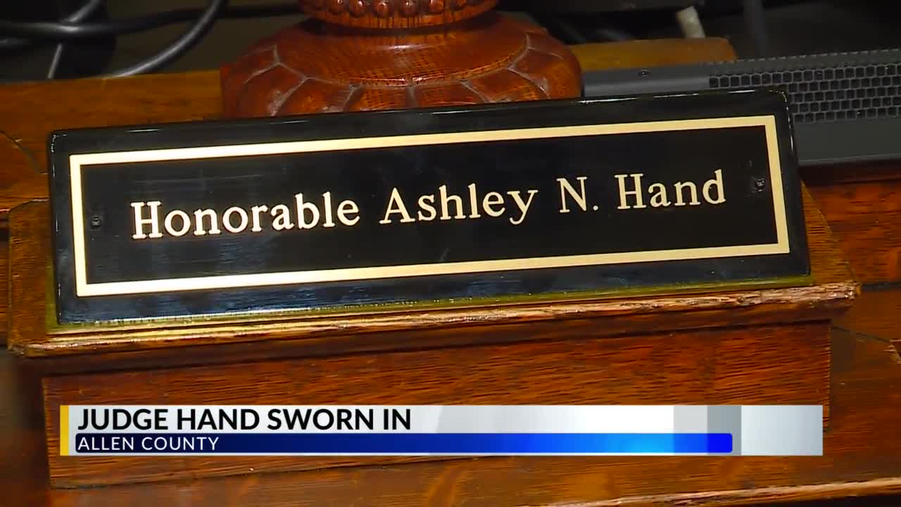 Ashley Hand sworn in as new Allen Circuit Court judge – WANE 15