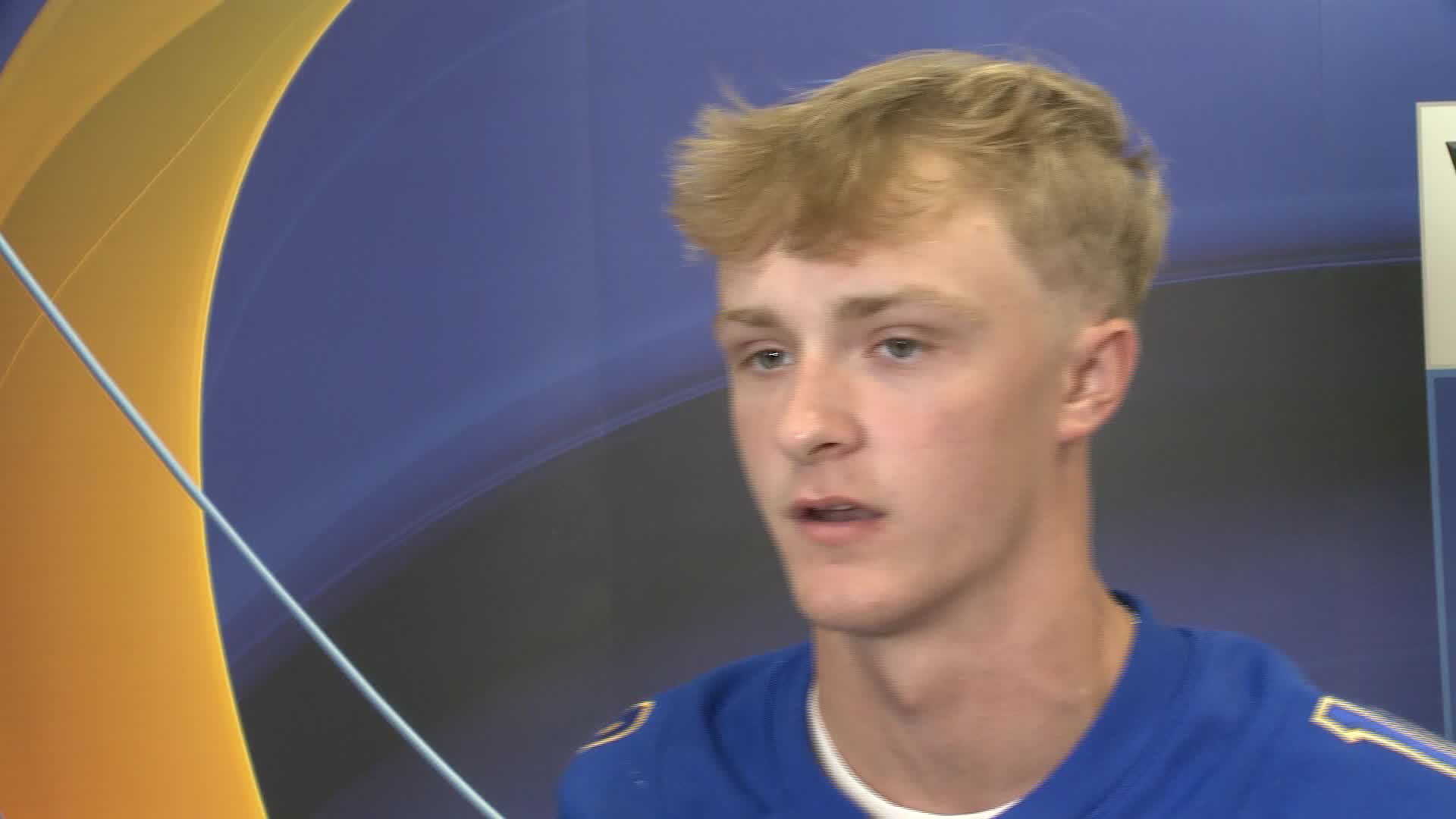 Homestead’s Peyton Slaven, Zac Zolman and Chad Zolman at 2022 Northeast ...