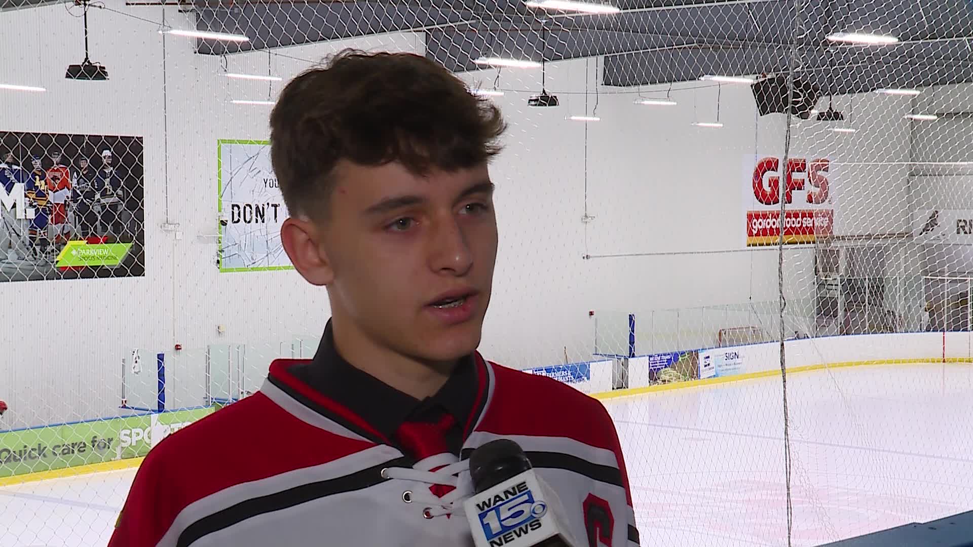 Lakyn Duke full interview at 2025 High School Hockey Media Day – WANE 15