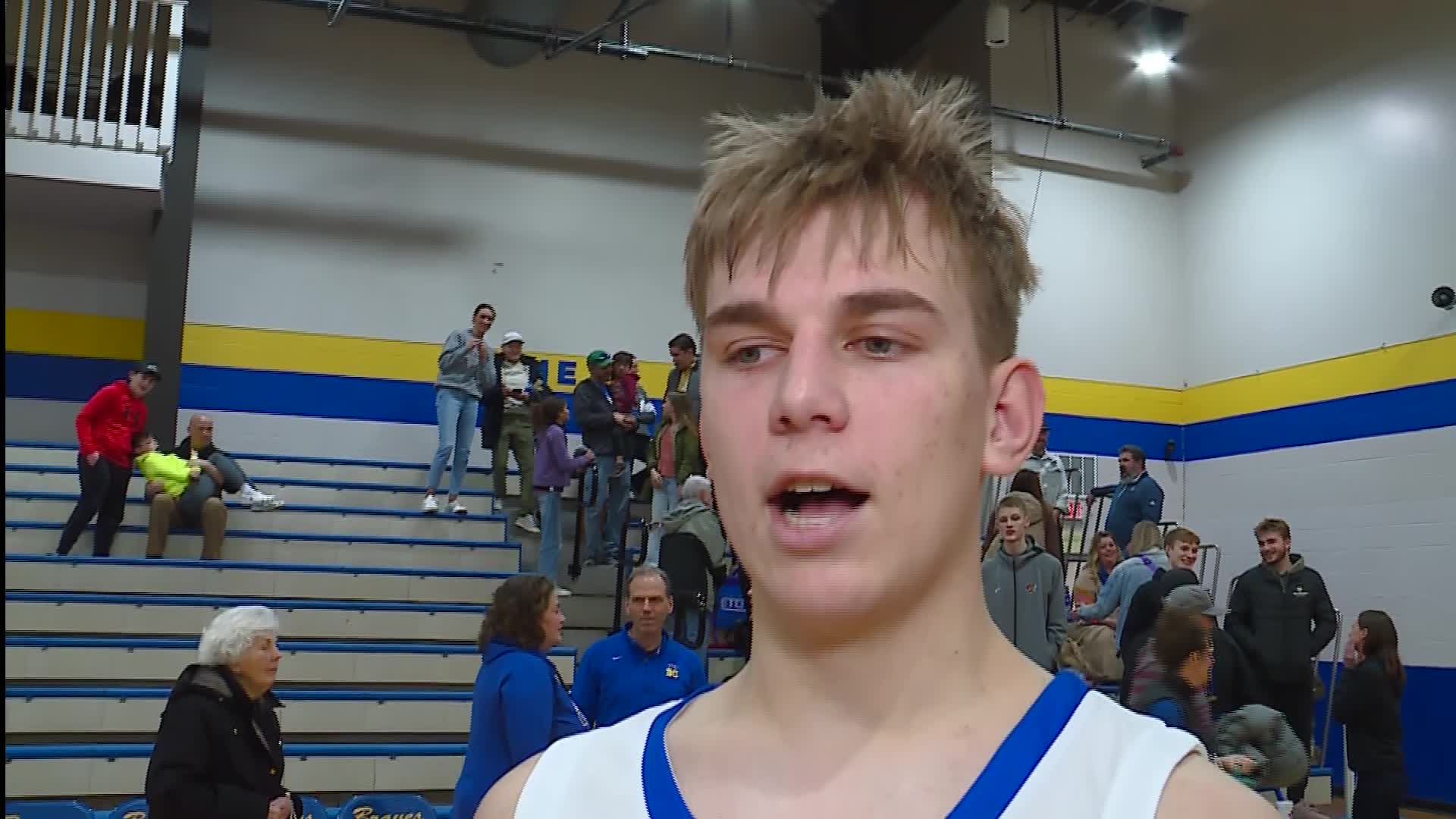 Blackhawk Christian senior guard Isaac Smith full postgame interview 2 ...