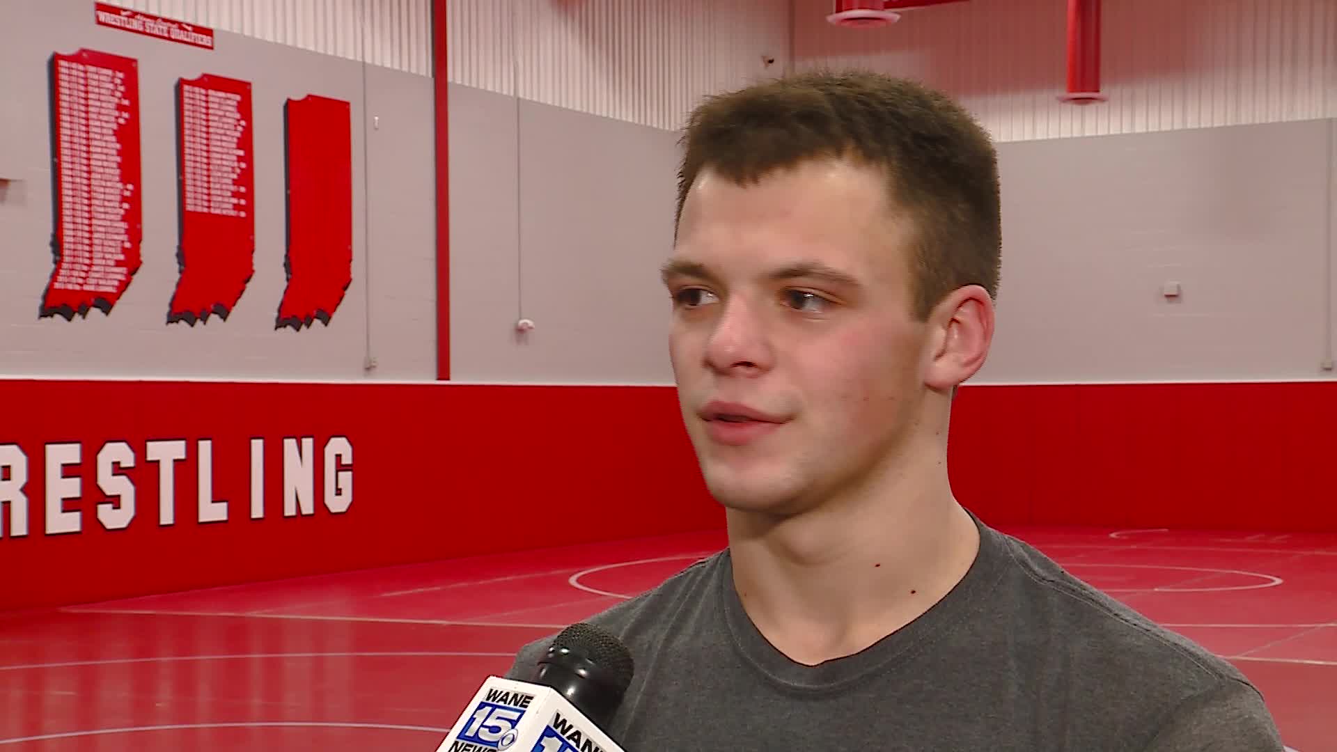 Adams Central wrestling full interviews with Logan Uhlman, Caden Funk ...