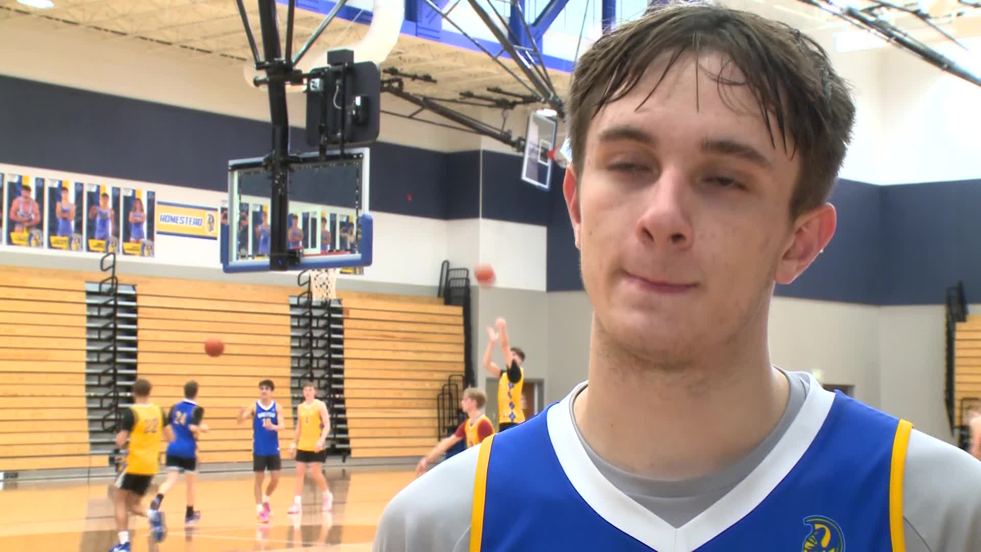 Homestead senior Wyatt Weaver full interview at Spartans basketball ...