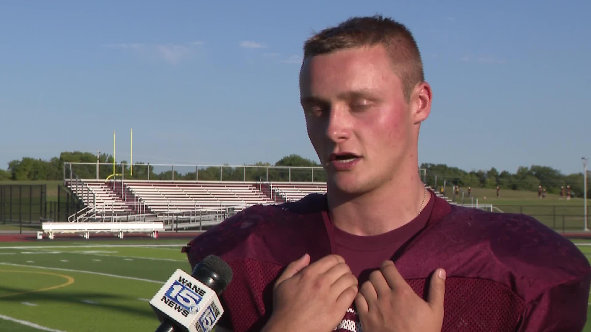Columbia City senior linebacker, fullback Sam Bean interview 9/1/2025 ...