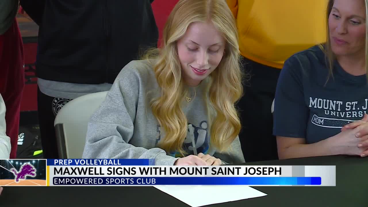 Leo’s Ava Maxwell inks with Mt. St. Joseph volleyball – WANE 15