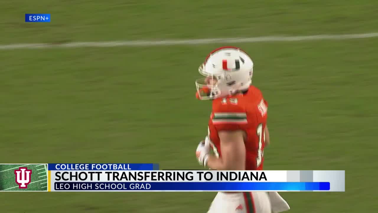 Leo High School grad Brock Schott transferring to Indiana for 2026 ...