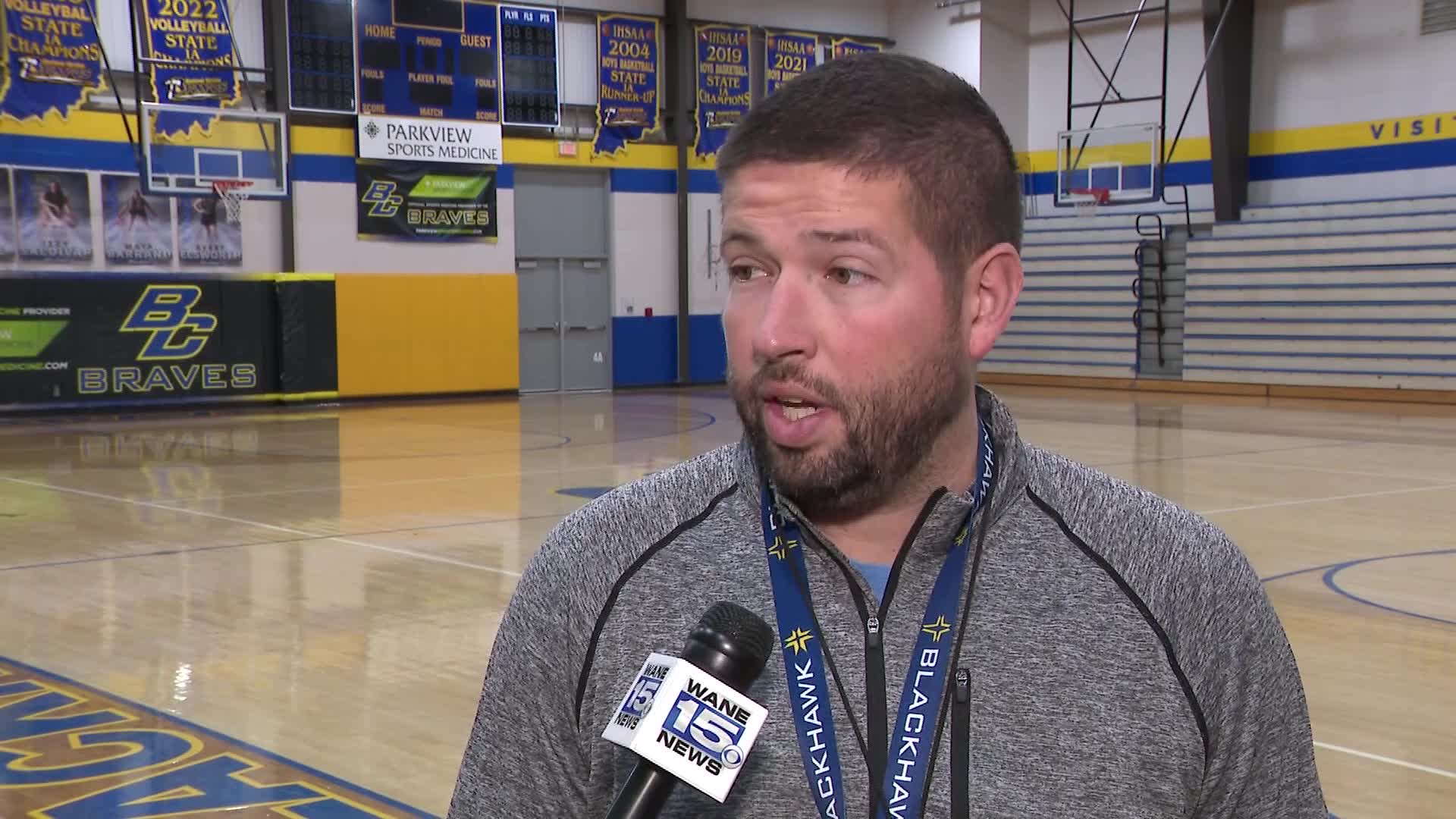 Blackhawk Christian’s Matt Roth full interview at Braves basketball ...