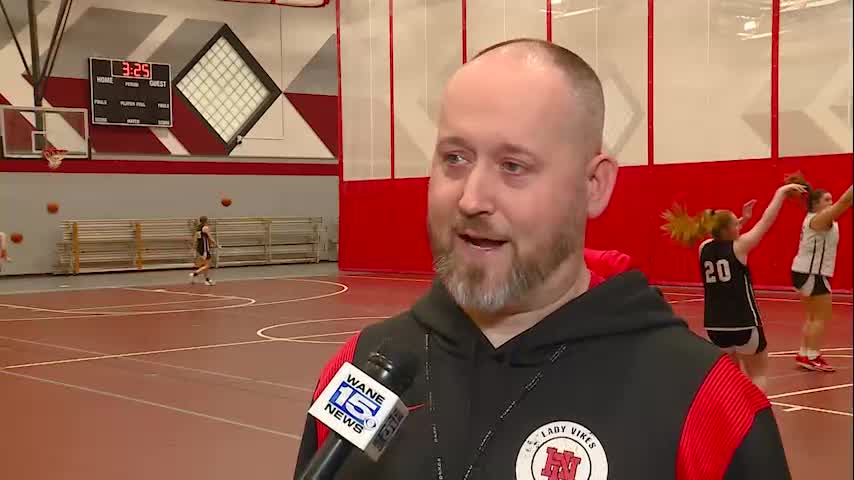 Matt Hinds full interview at Huntington North girls basketball practice ...