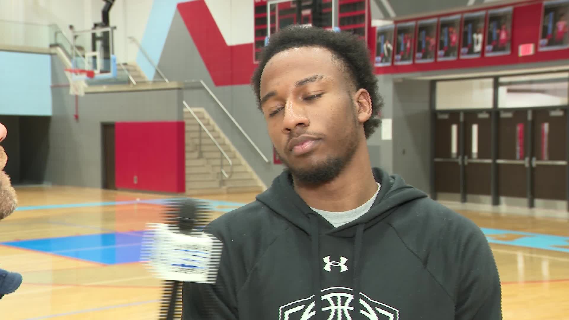 Chase Barnes full interview at Wayne Generals boys basketball practice ...