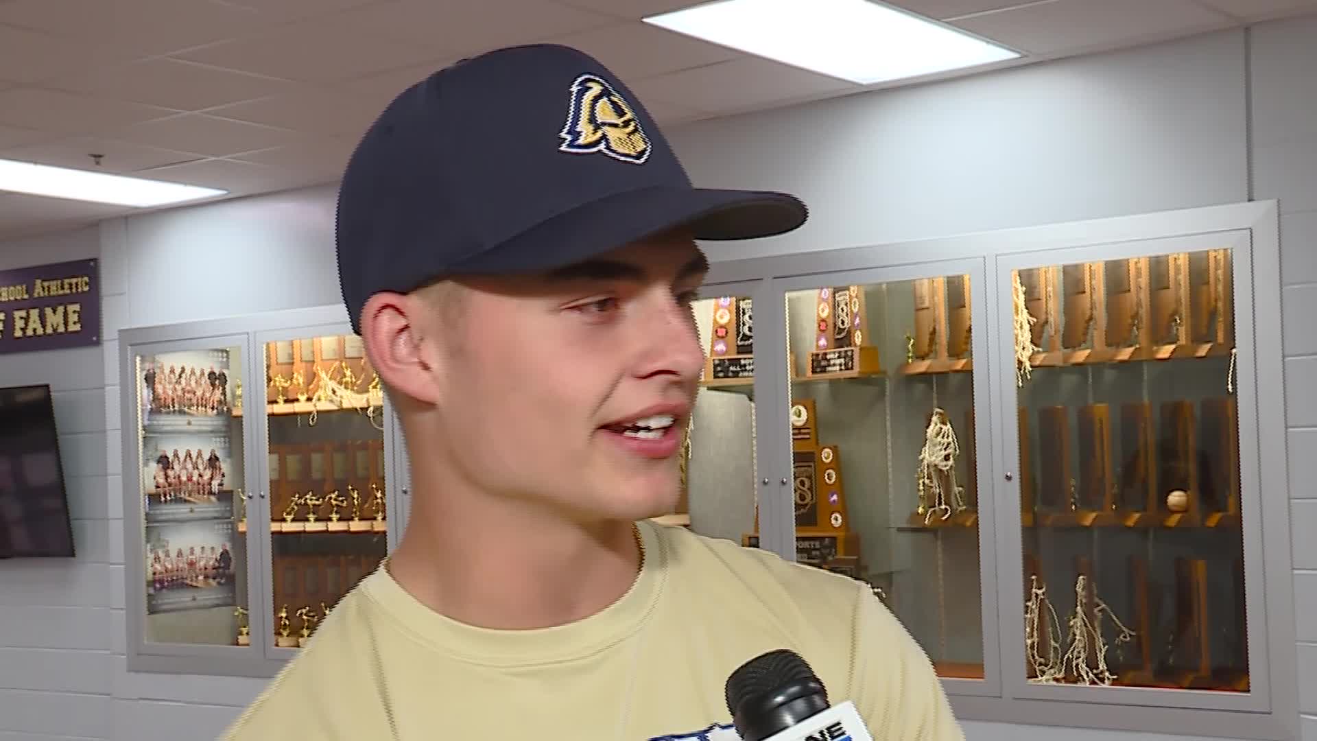 Norwell baseball senior outfielder Collin Burns full practice interview ...