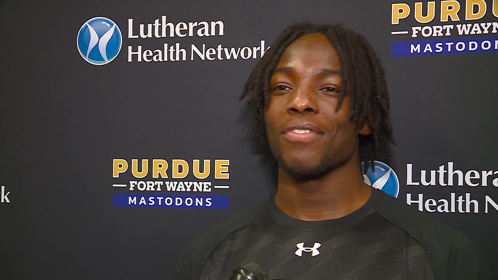 Purdue Fort Wayne’s Rasheed Bello full interview on viral shoe block 12 ...