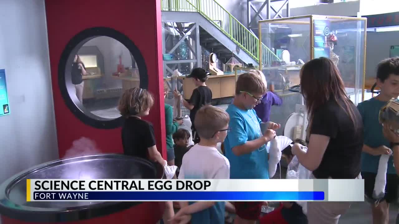 Egg drop competition at Science Central – WANE 15