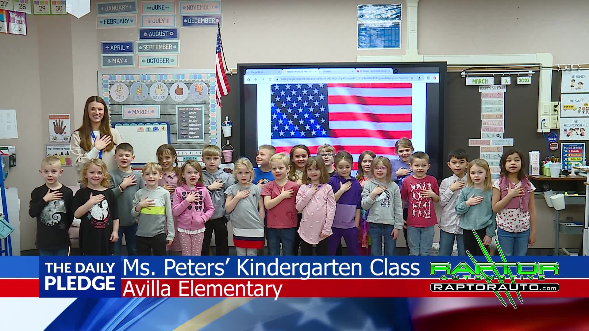 Ms. Peters’ kindergarten class – WANE 15