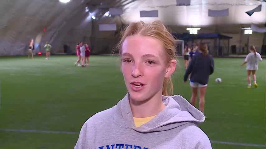 Addie Sigler full interview at Canterbury Cavaliers girls soccer ...