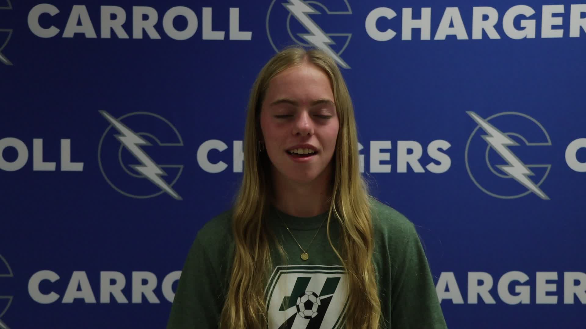 Grace Glick full interview on signing with Huntington University soccer ...