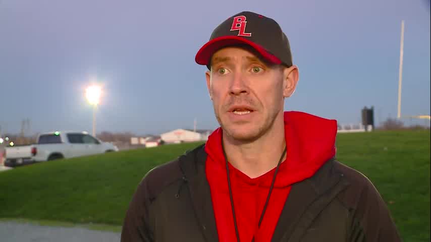 Kyle Lindsay full interview at Bishop Luers football practice on 11/14 ...