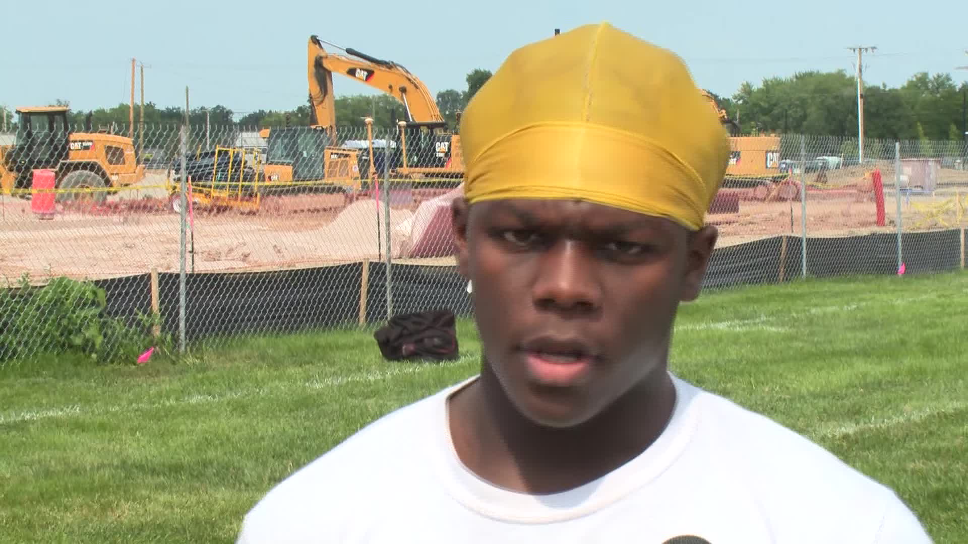 Jordan Davis full interview at Snider football practice on 8/4/25 – WANE 15