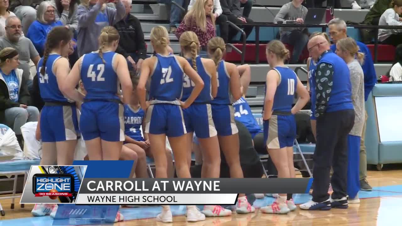 Carroll girls basketball holds off Wayne in 57-43 win – WANE 15