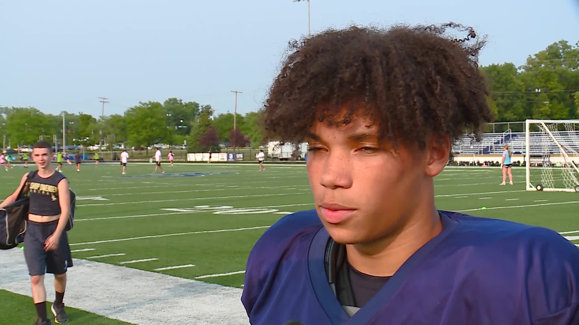 Bishop Dwenger’s Carter Minix, Ethan Springer, Caleb Lehrman and Jason ...