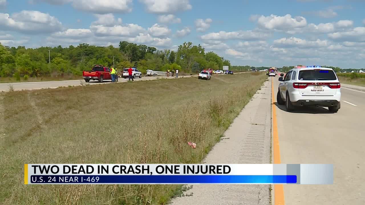 2 dead following crash on U.S. 24 near I-469 in eastern Allen County ...