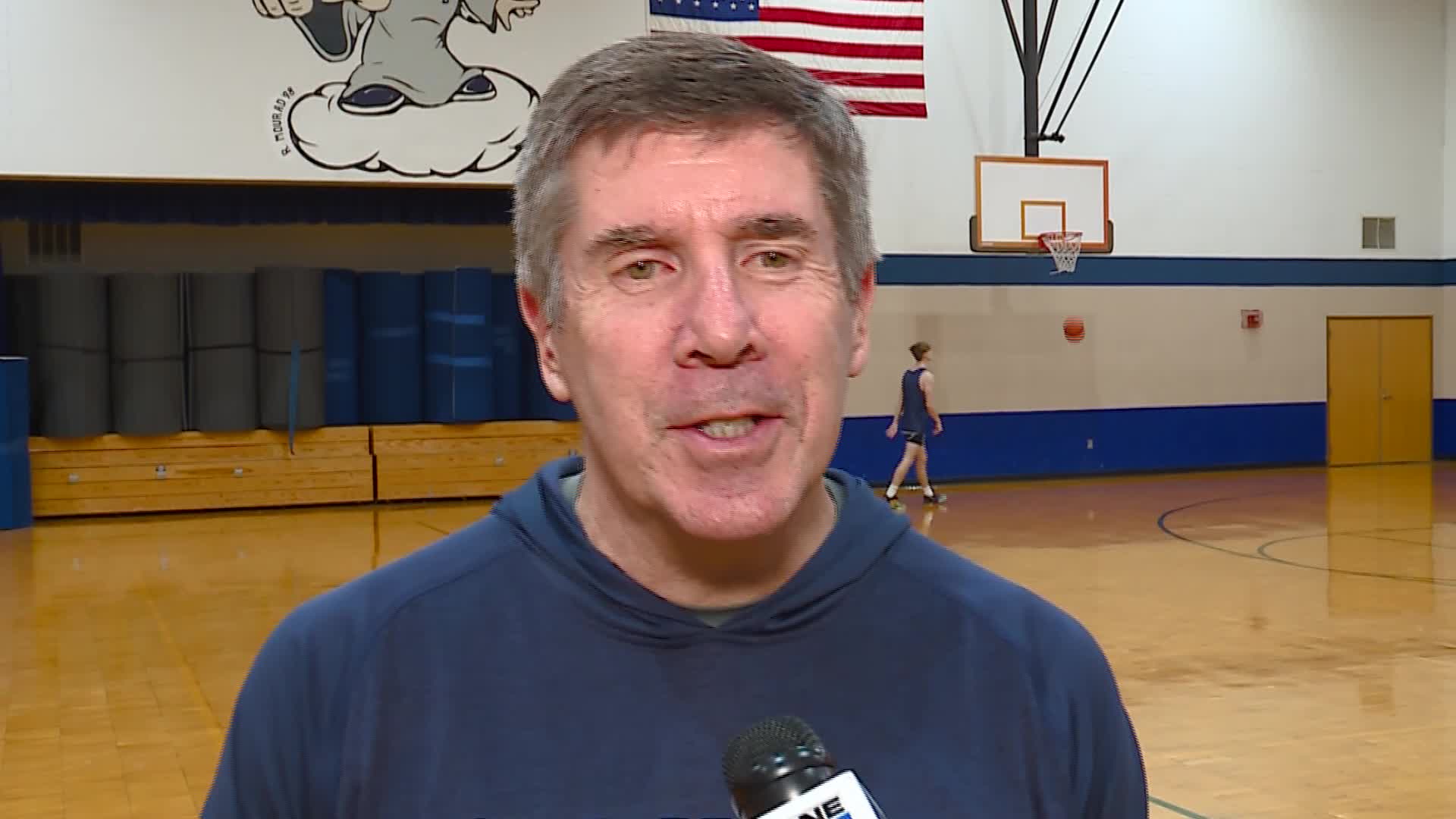 Bishop Dwenger head boys basketball coach Matt Kostoff full practice ...