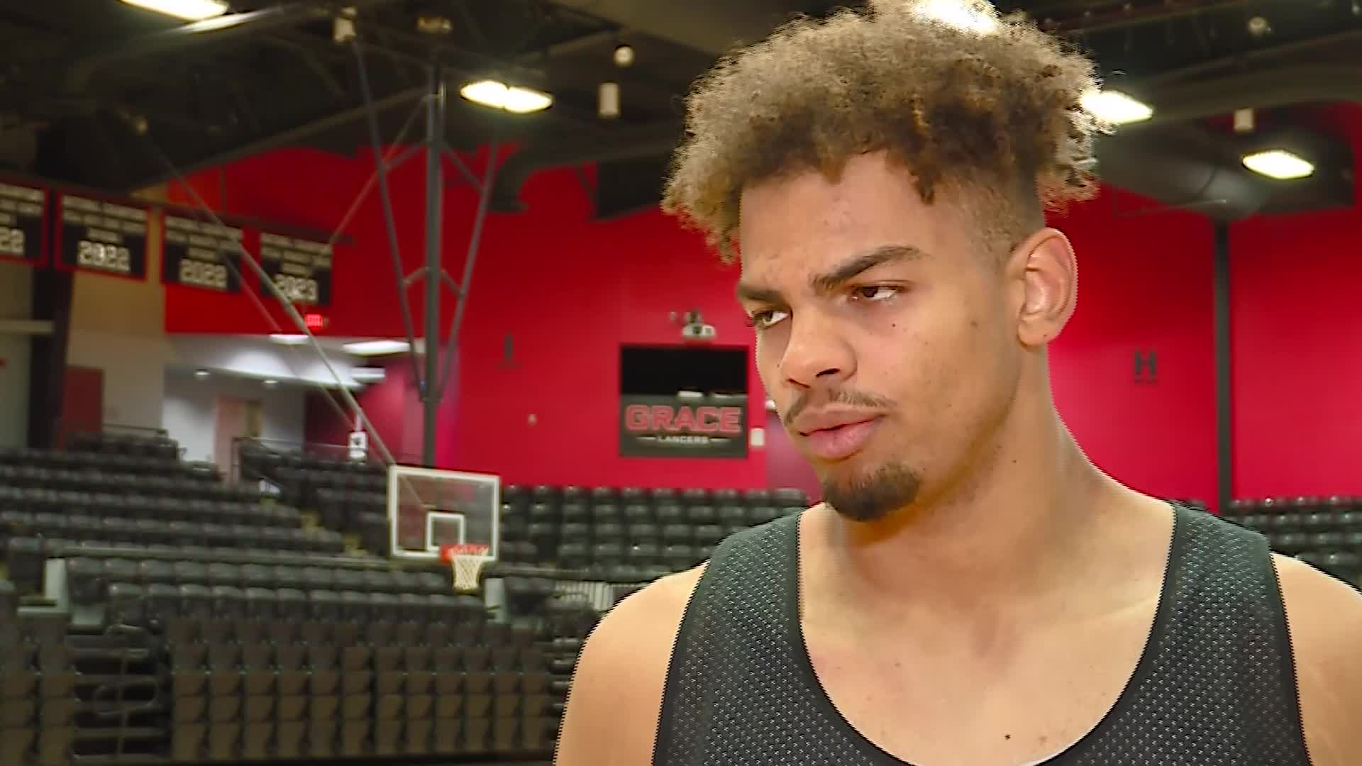 Grace College’s Elijah Malone full interview previewing Purdue ...