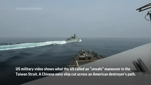 US releases video showing close-call in Taiwan Strait – WANE 15