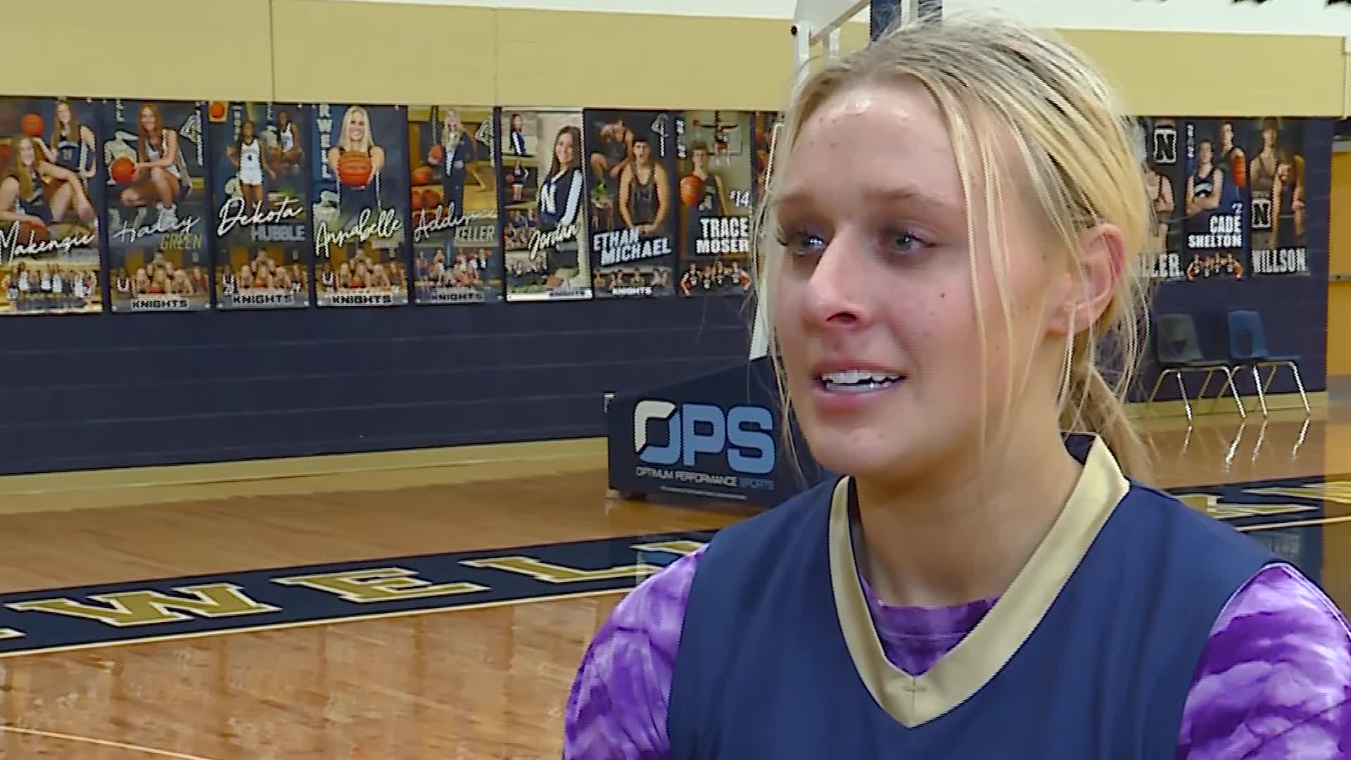 Norwell girls basketball’s Annabelle Johnson full practice interview 12 ...