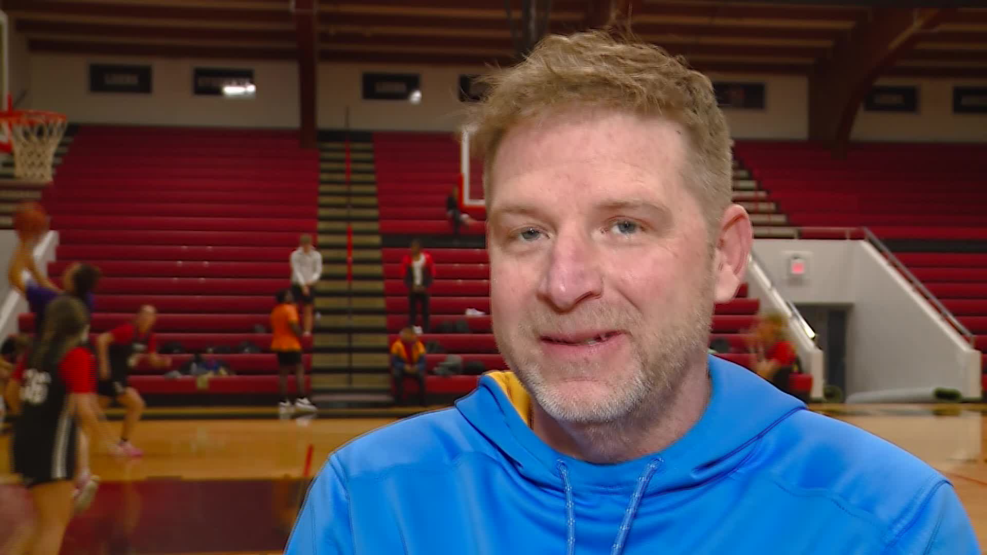 Bishop Luers head girls basketball coach Mark Pixley full practice ...
