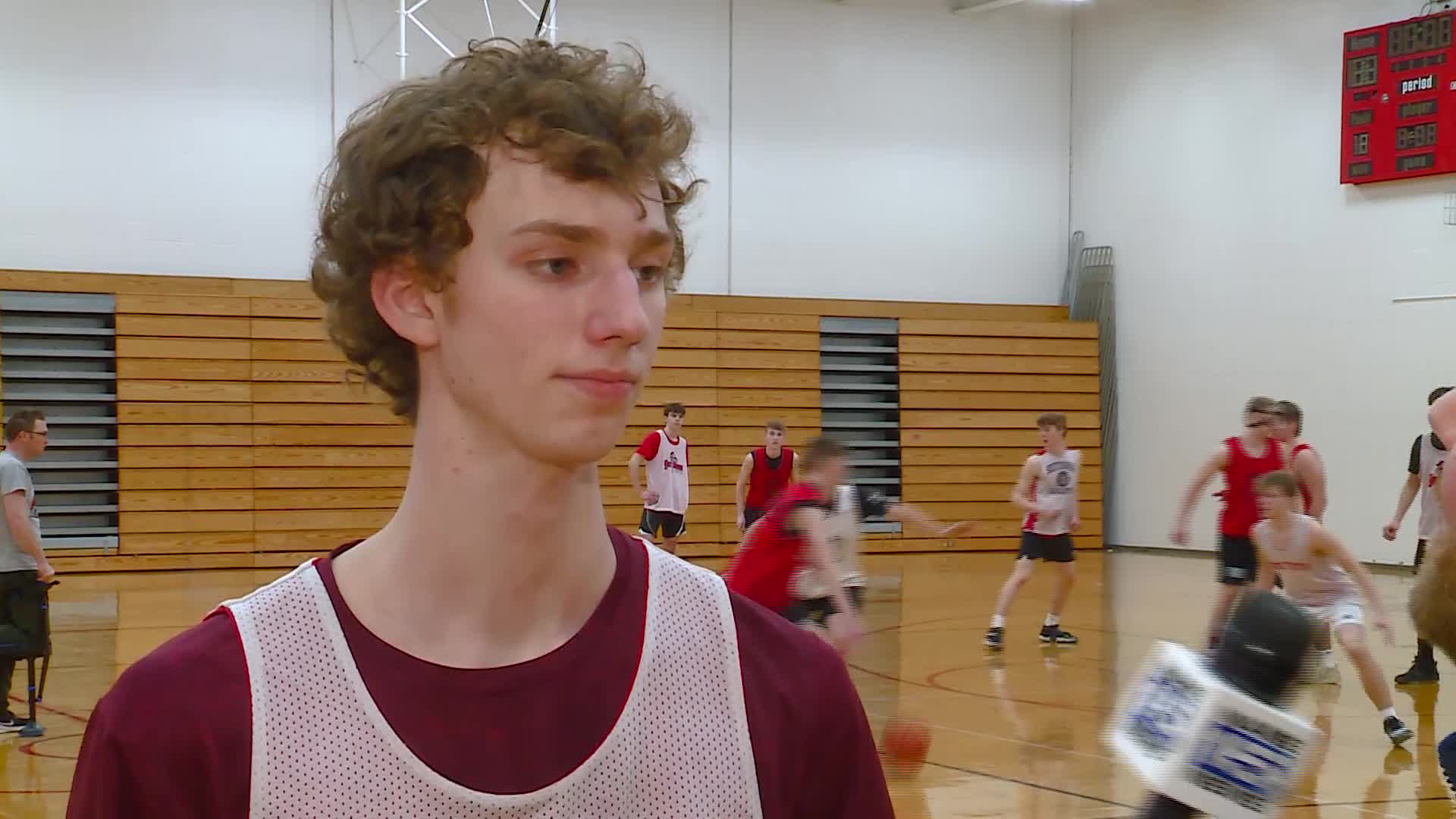 Southwood’s Dylan Stout full interview at practice on 3/21/23 – WANE 15