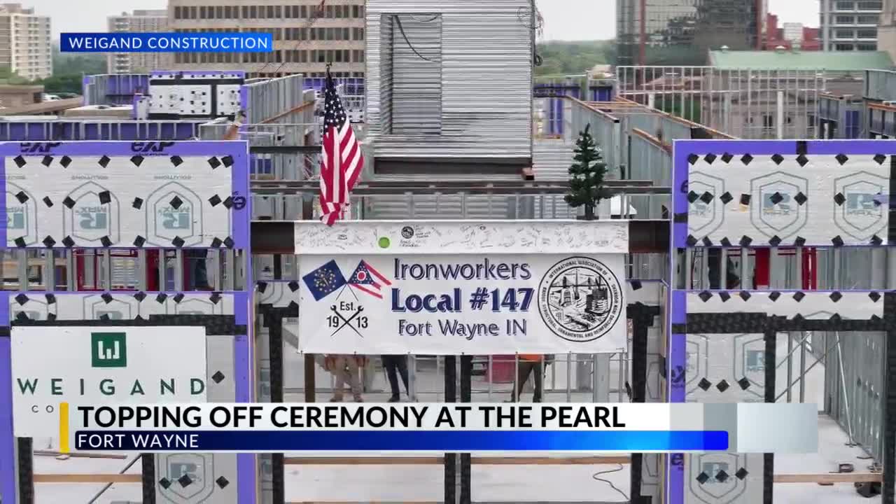 Topping off ceremony at ‘The Pearl’ marks midpoint of construction ...