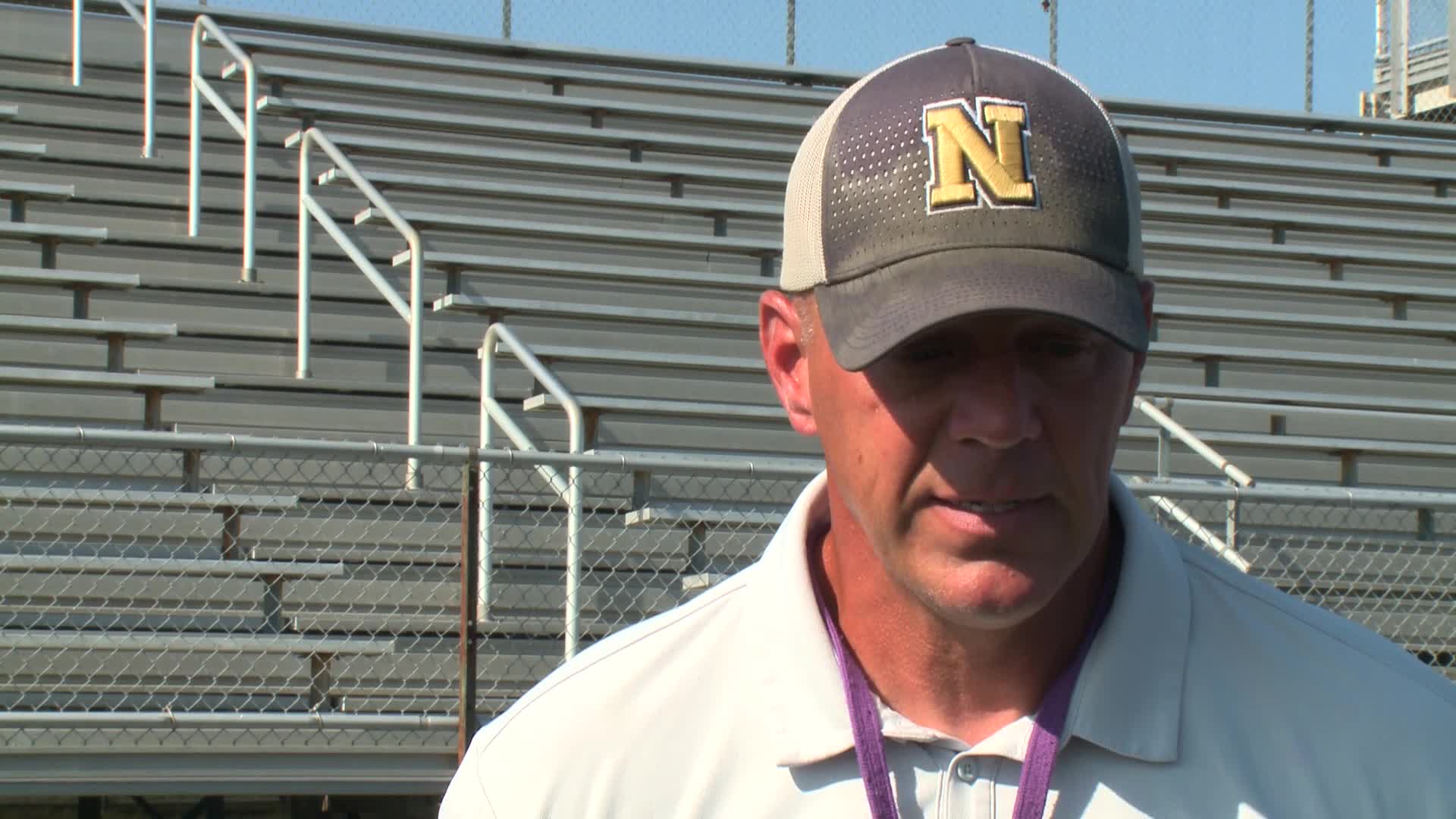 Josh Gerber full interview at Norwell Knights football practice on 8/14 ...