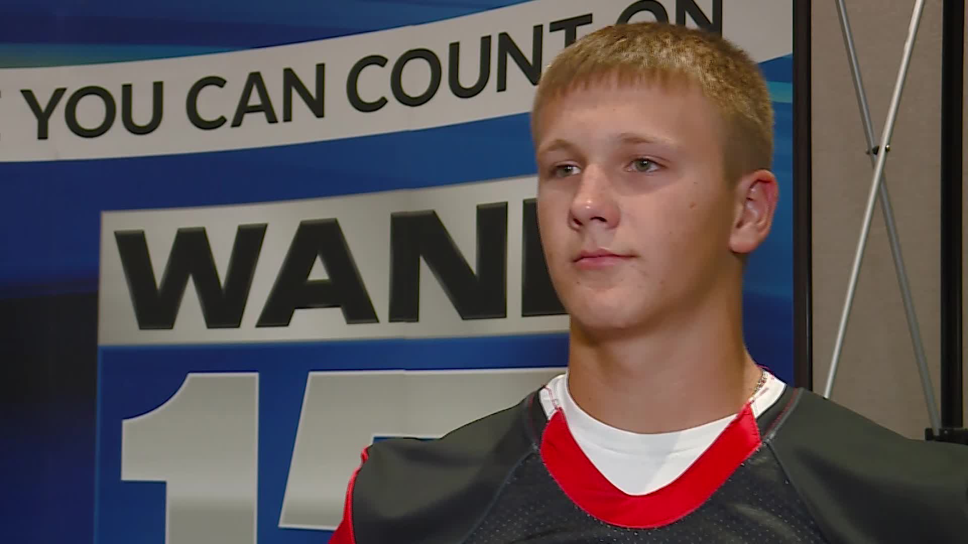 Bluffton’s Axton Beste interview at NE Indiana High School Football ...