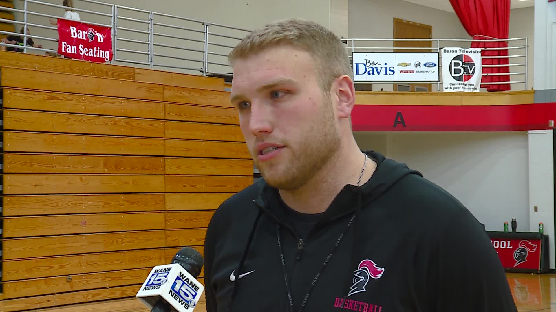 DeKalb head boys basketball coach Austin Ervin practice interview 12/15 ...