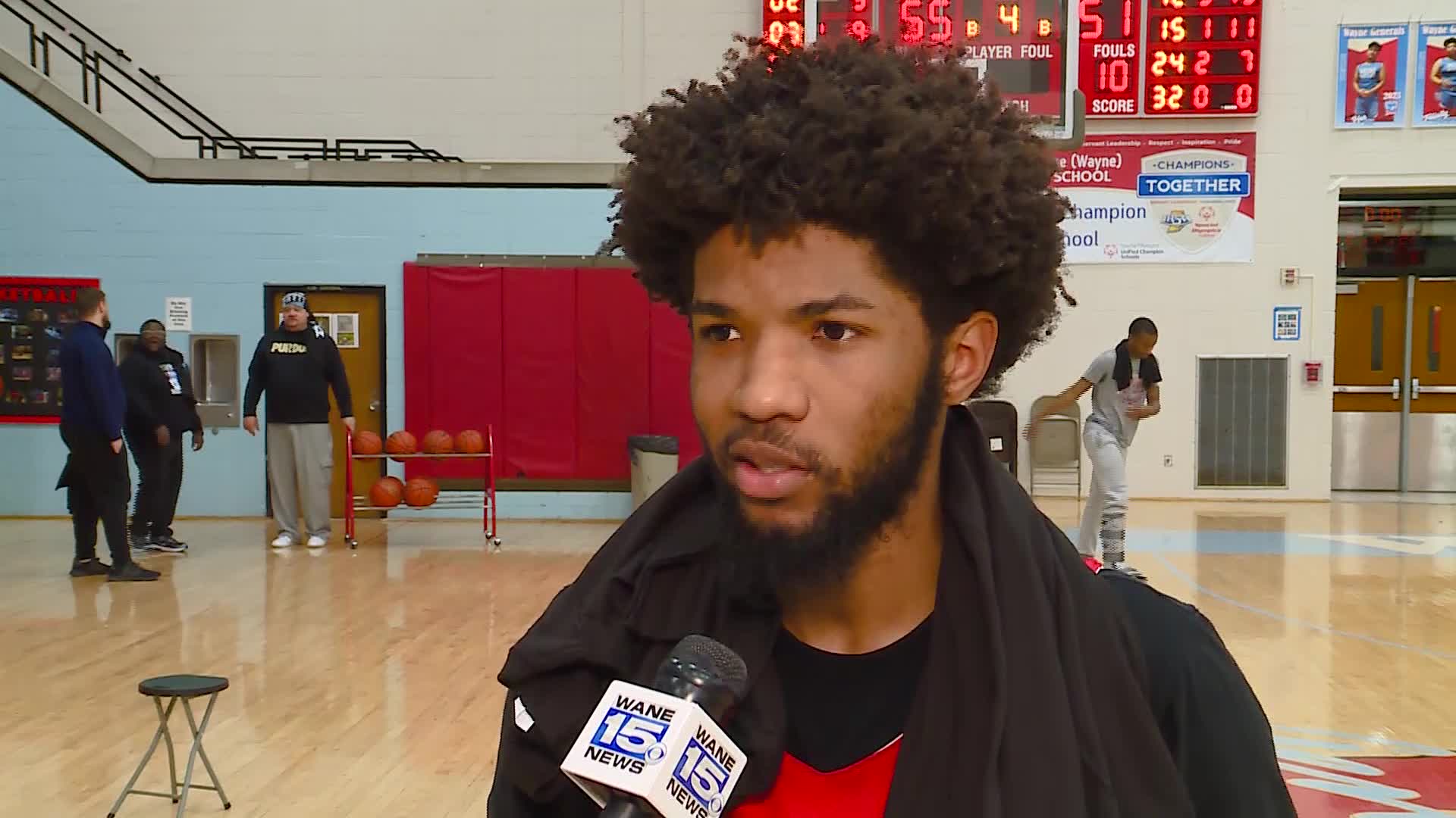 Wayne’s Preston Comer, Kharrington Terry, Monte Smith and Byron Pickens ...