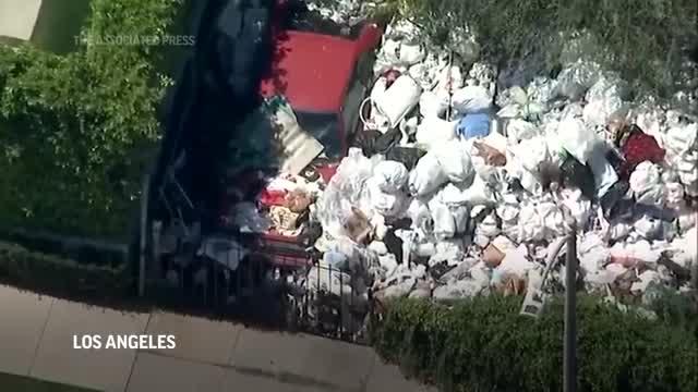 Cleanup begins at Los Angeles ‘trash house’ – WANE 15