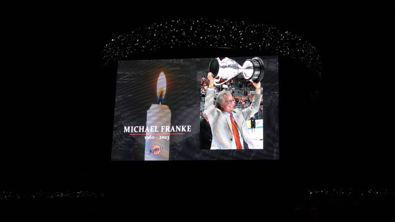 Komets honor Michael Franke with a moment of silence and patch – WANE 15