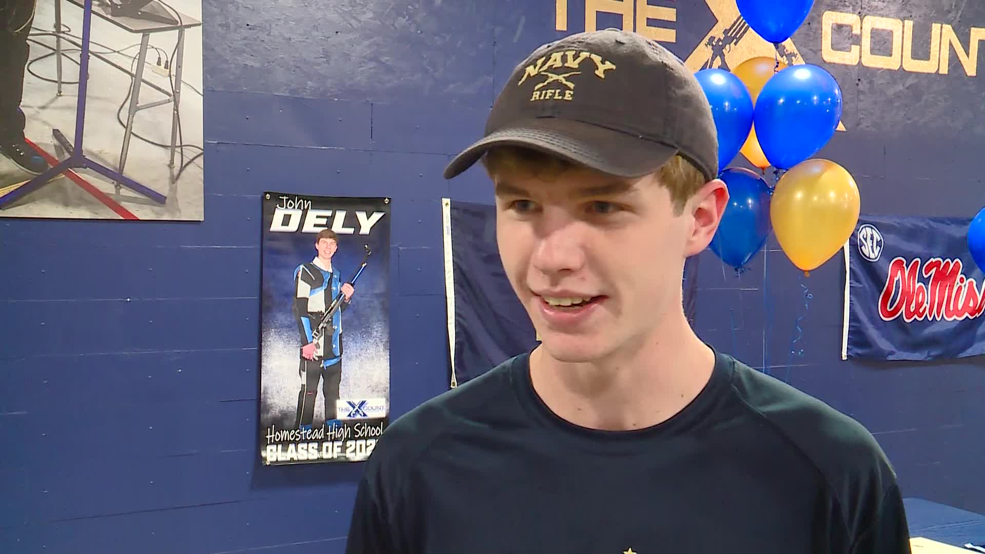 Homestead’s John Dely full signing day interview with Navy Rifle 3/29 ...