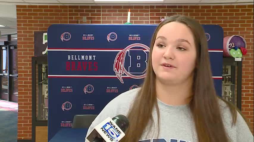 Hailey Cole of Bellmont High School full interview on signing with ...
