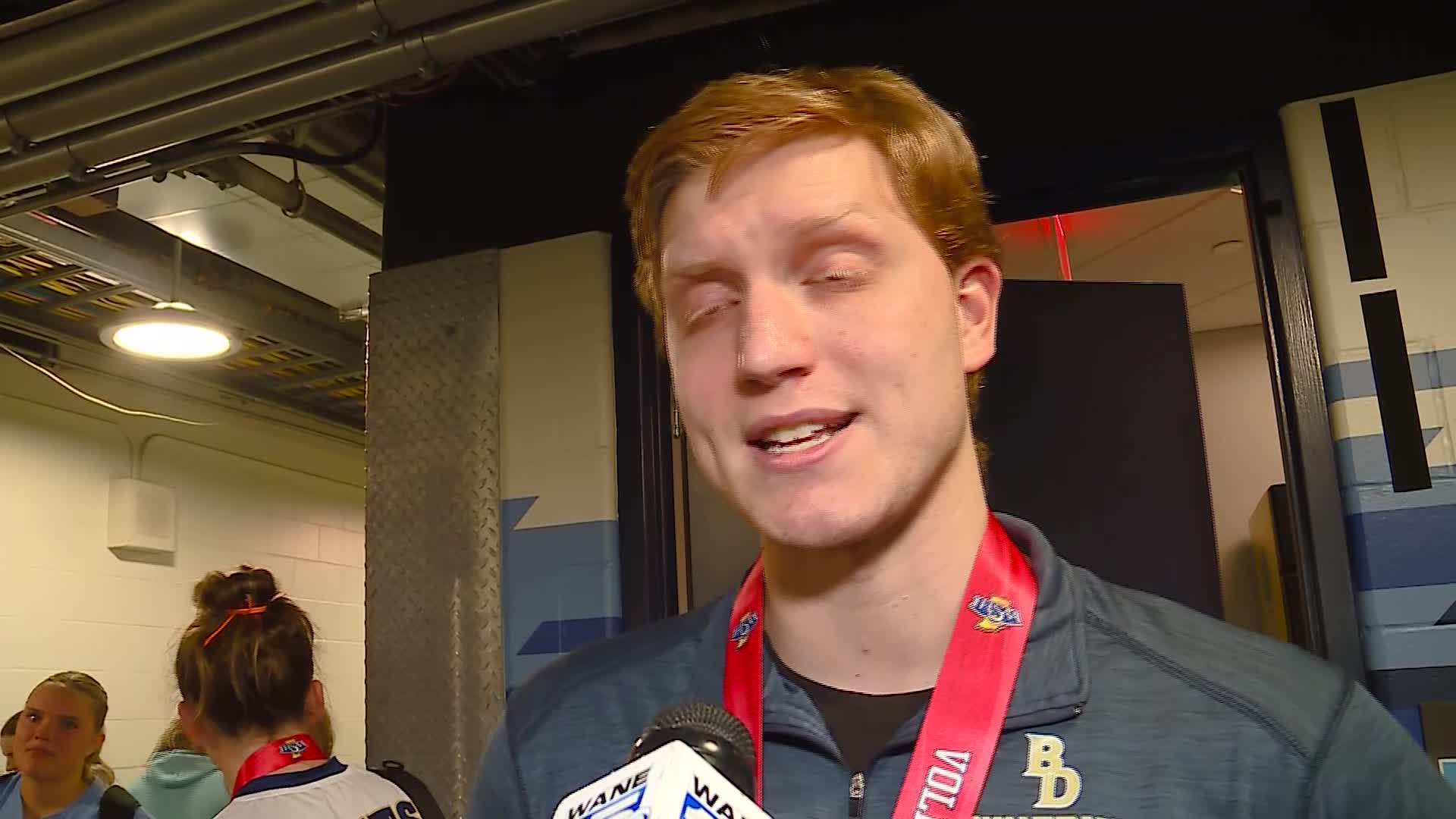 Bishop Dwenger head girls volleyball coach Dan Boren postgame interview 11/8/2025 – WANE 15