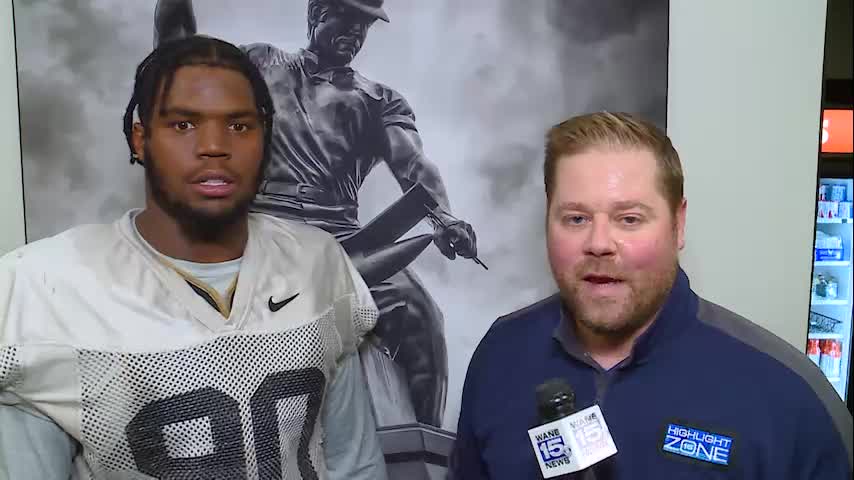 Full interview with Purdue football’s Lawrence Johnson heading into Big ...
