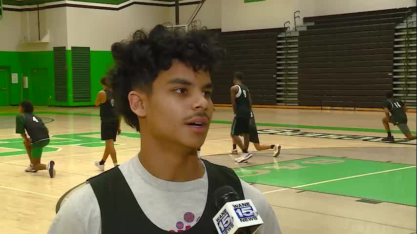 Cadell Wallace full interview at South Side Archers basketball practice ...